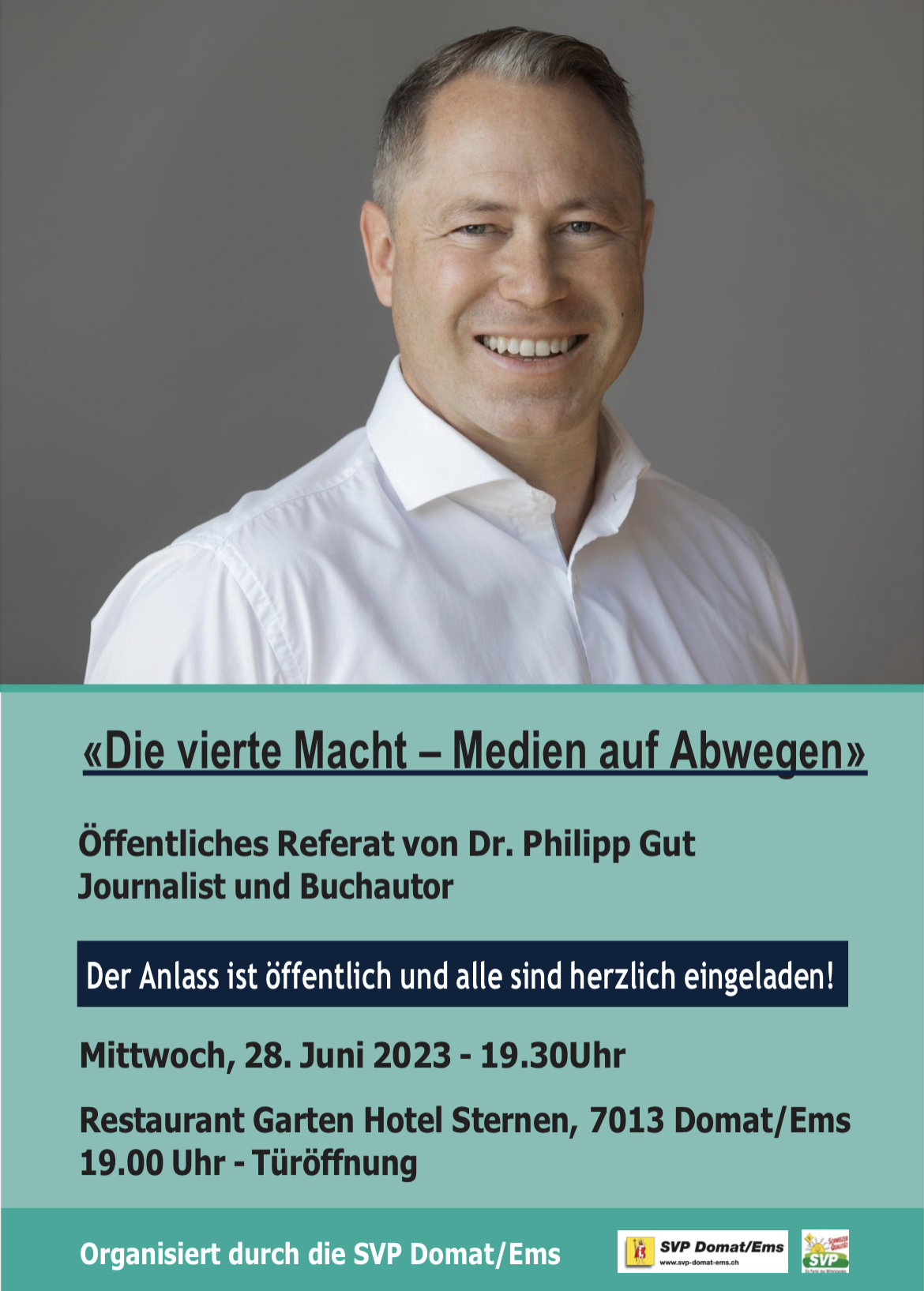 Referat Philipp Gut | SVP Domat/Ems